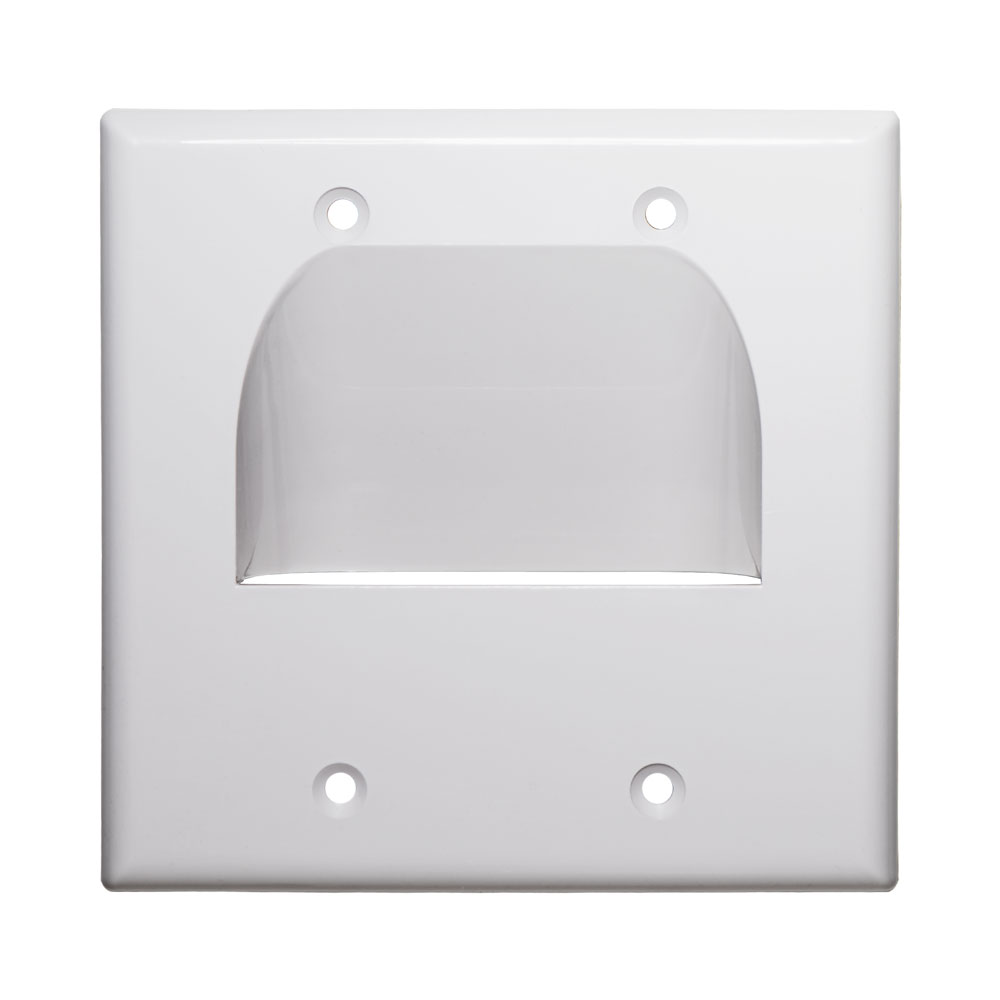 Inverted Pass Through Wall Plate | Whole House Audio